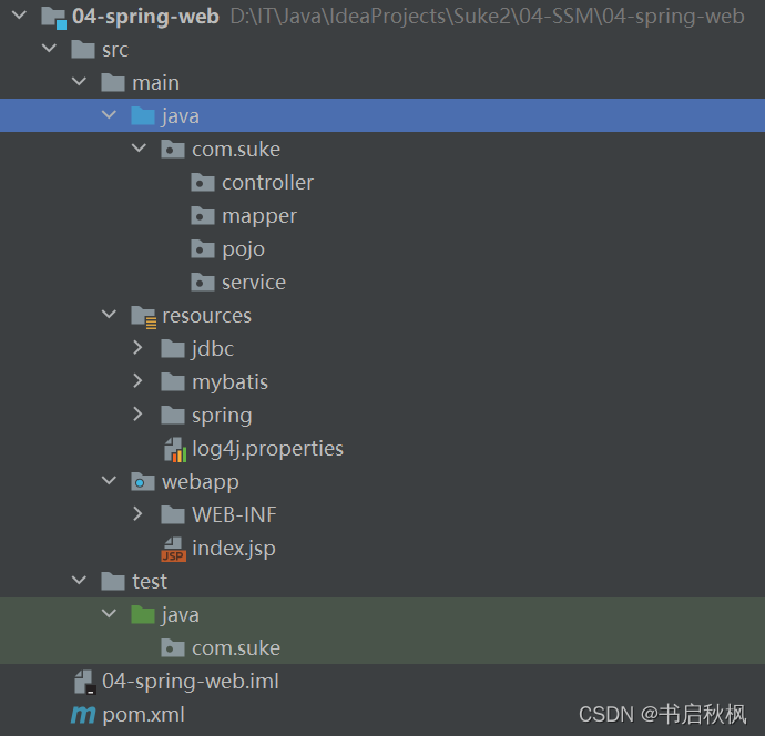 Javaee——spring学习笔记06【maven创建web工程】spring Web Maven Csdn博客