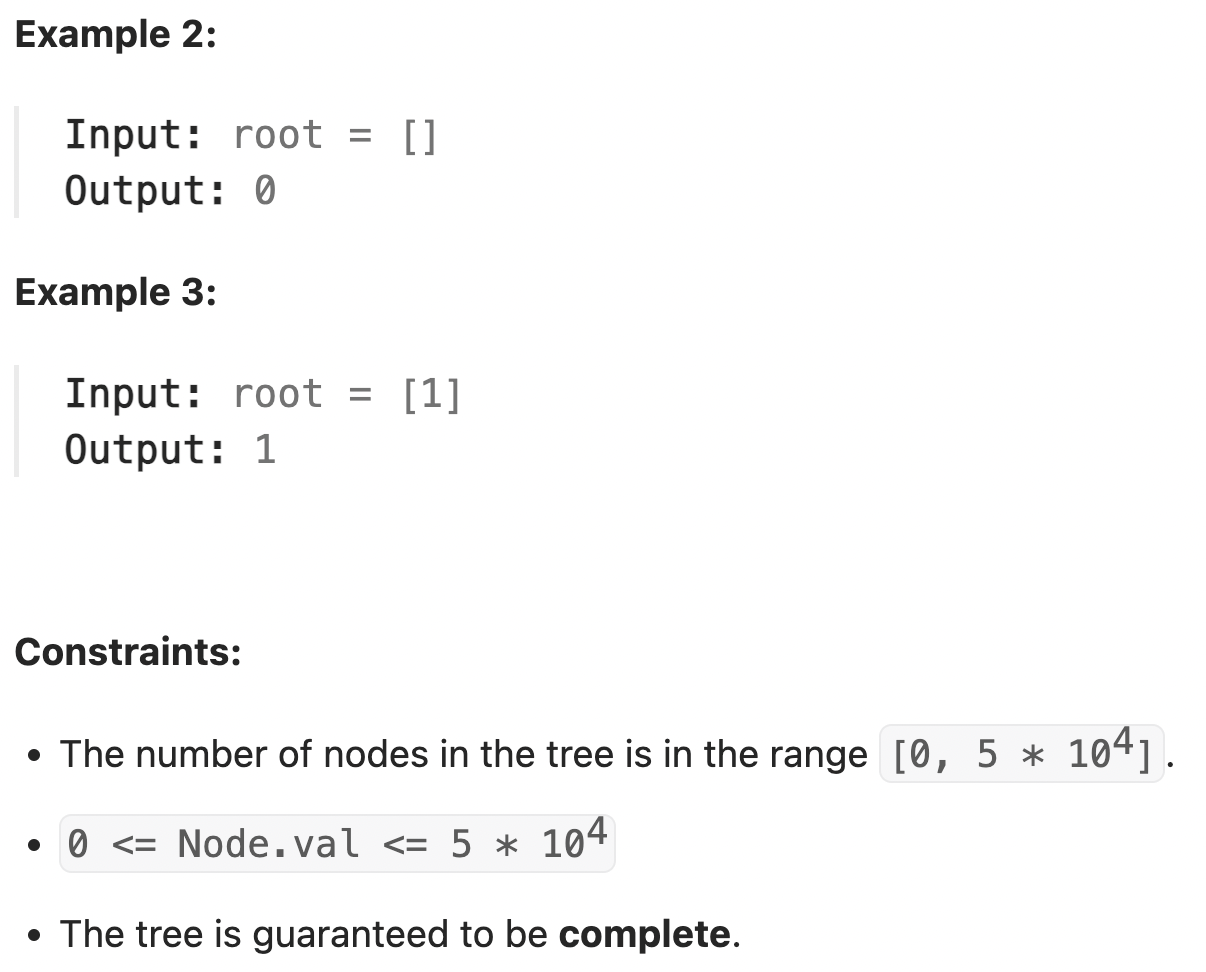 0222_Count-Complete-Tree-Nodes【S】计算完全二叉树的节点数-CSDN博客