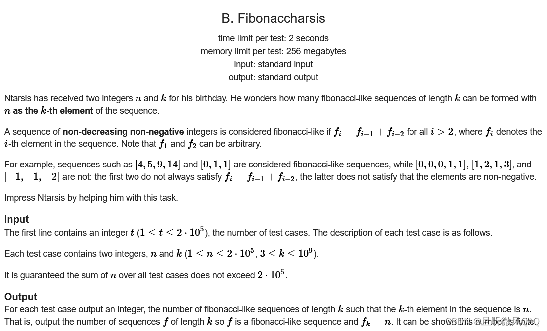 1853B.Fibonaccharsis（Difficulty:1200）_1853bfibonaccharsis-CSDN博客