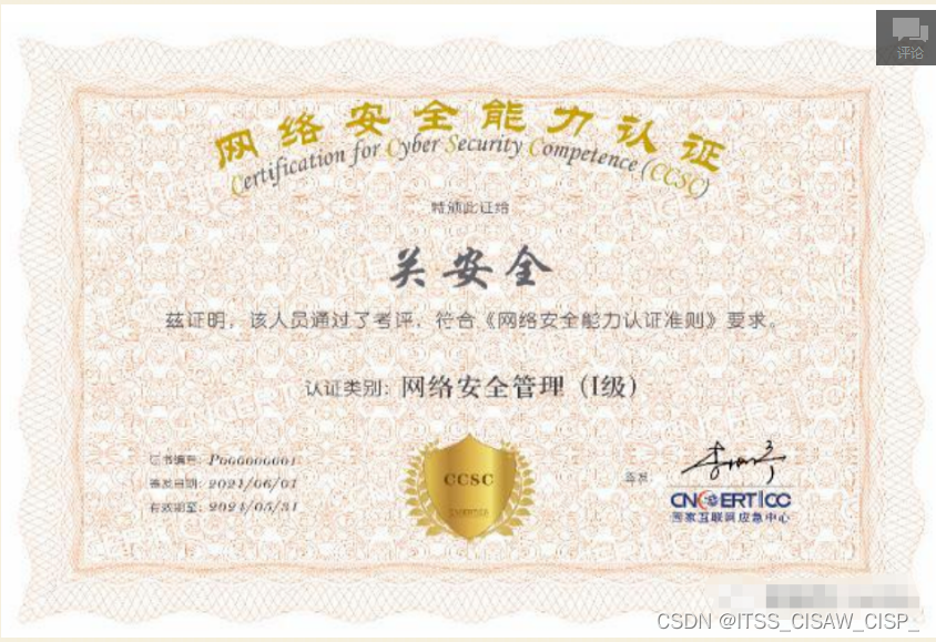 权威认证CCSC网络安全能力_ccsc cisp-CSDN博客