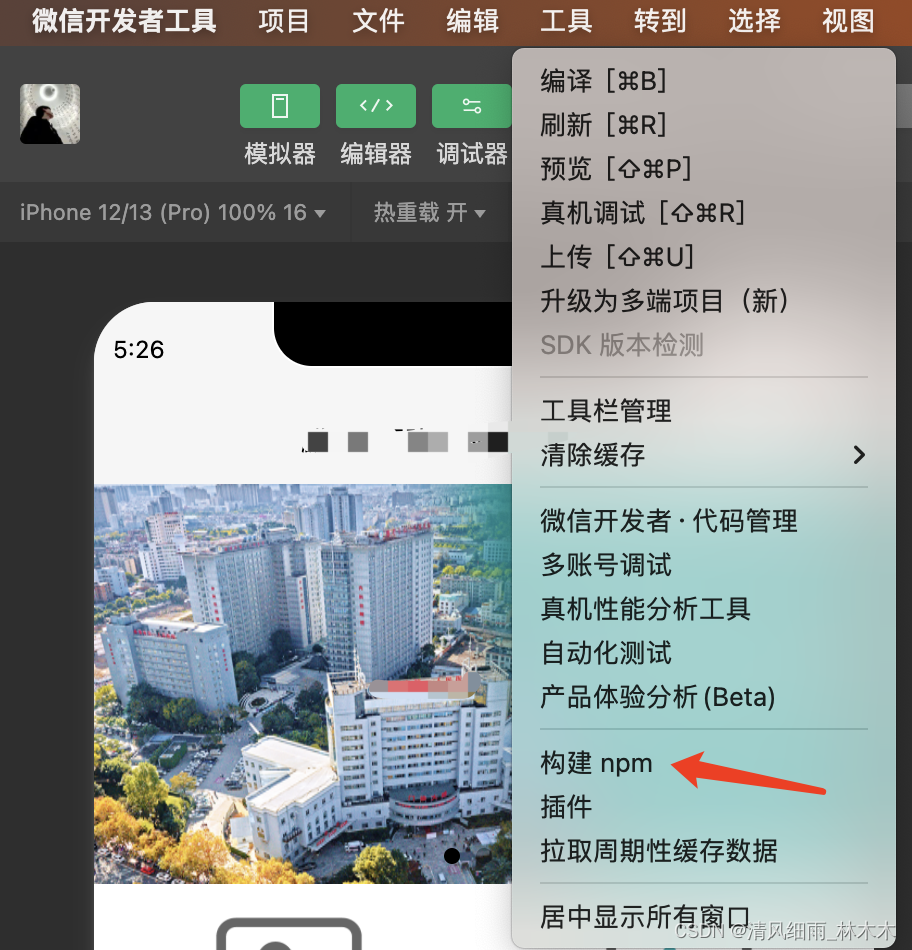 微信小程序开发，引用vant Weapp Ui样式，报错 没有找到可以构建的 Npm 包”vanweapp Csdn博客