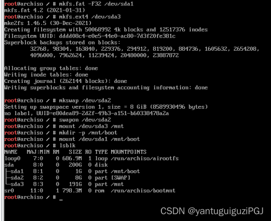 从头安装Arch Linux系统_archlinux安装空间不够-CSDN博客