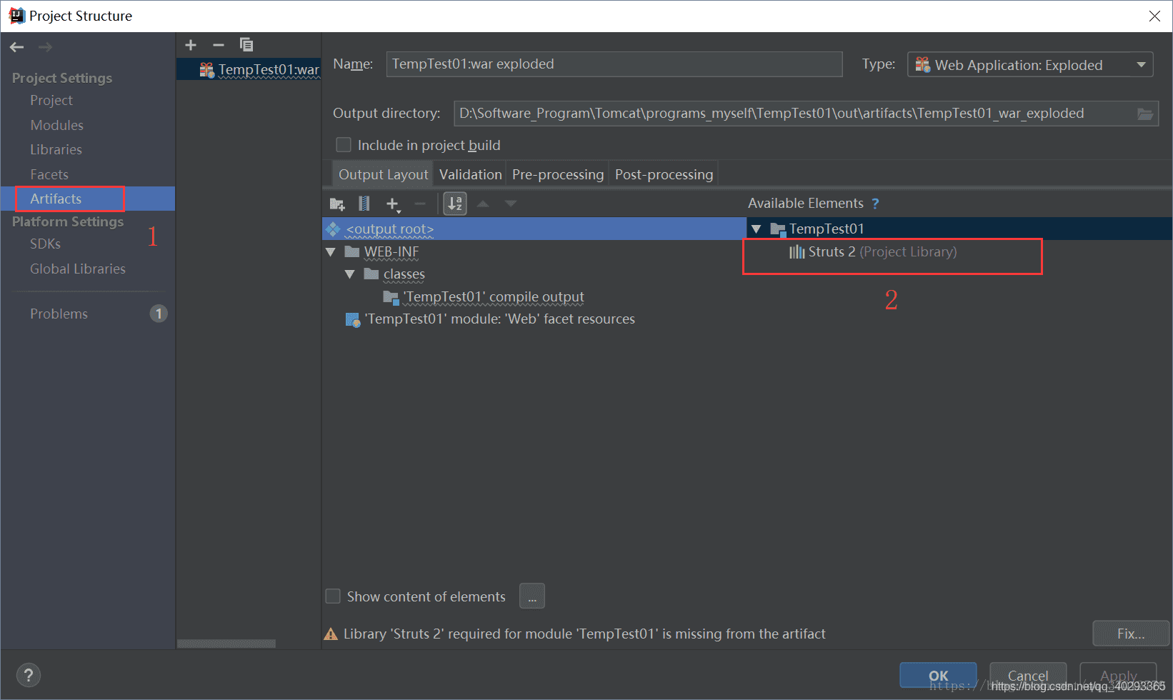 Intellij IDEA 配置Struts2 运行Helloword_idea 用struts开发helloworld-CSDN博客
