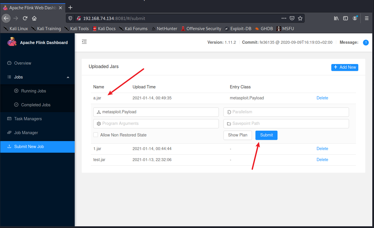 Apache Flink漏洞复现_apache flink dashboard漏洞-CSDN博客