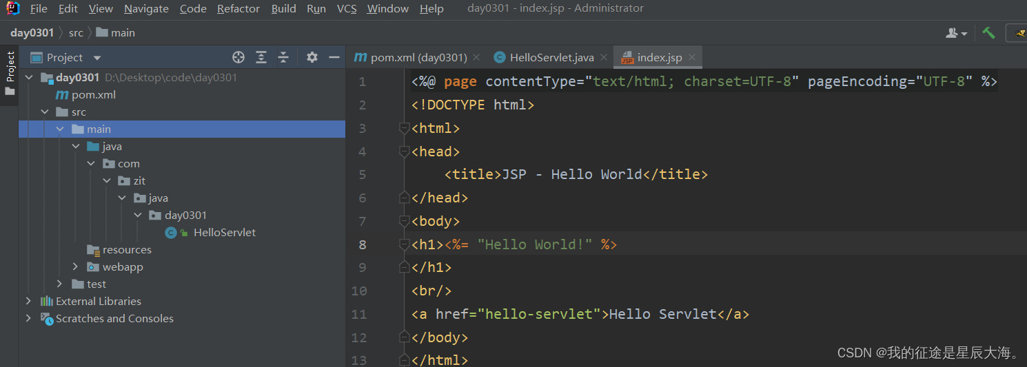 idea+javaEE+tomcat创建servlet项目_2024idea new servlet javaeetype-CSDN博客