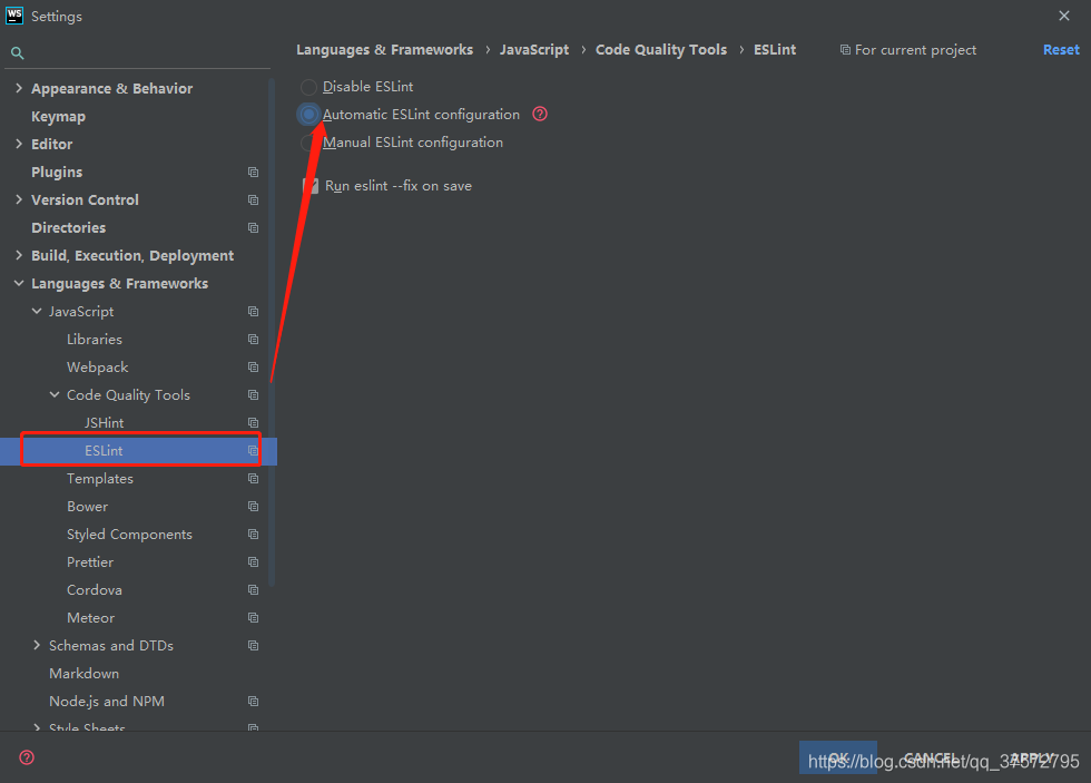 WebStorm设置eslint格式化_webstrom格式化样式-CSDN博客
