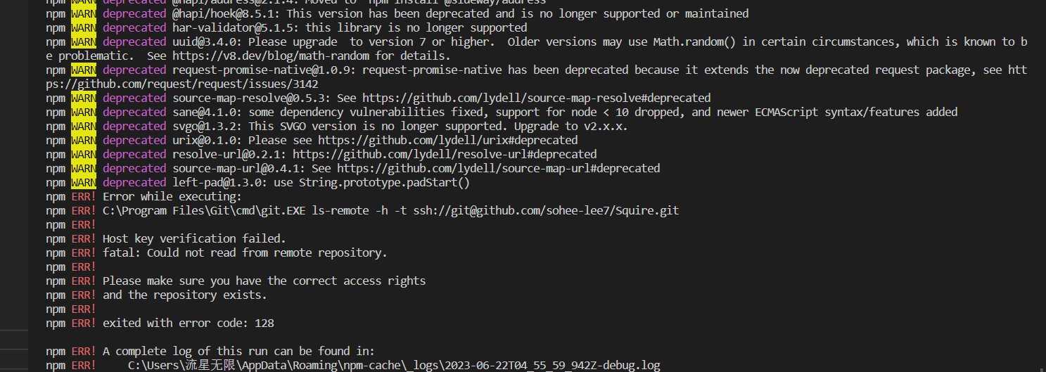 vue-element-admin项目安装依赖报错解决方案_vue-element-admin安装依赖报错-CSDN博客
