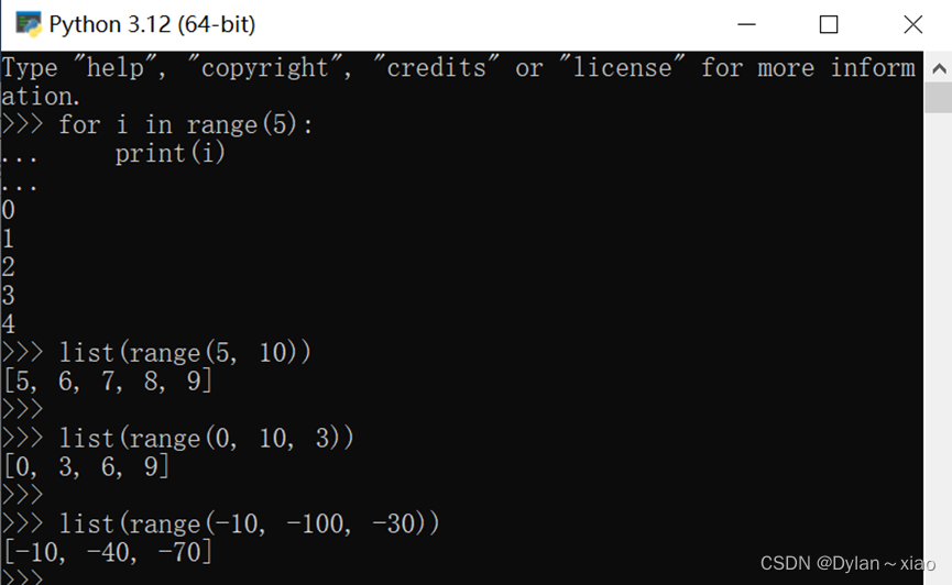 初识python的range 函数 Csdn博客 0660