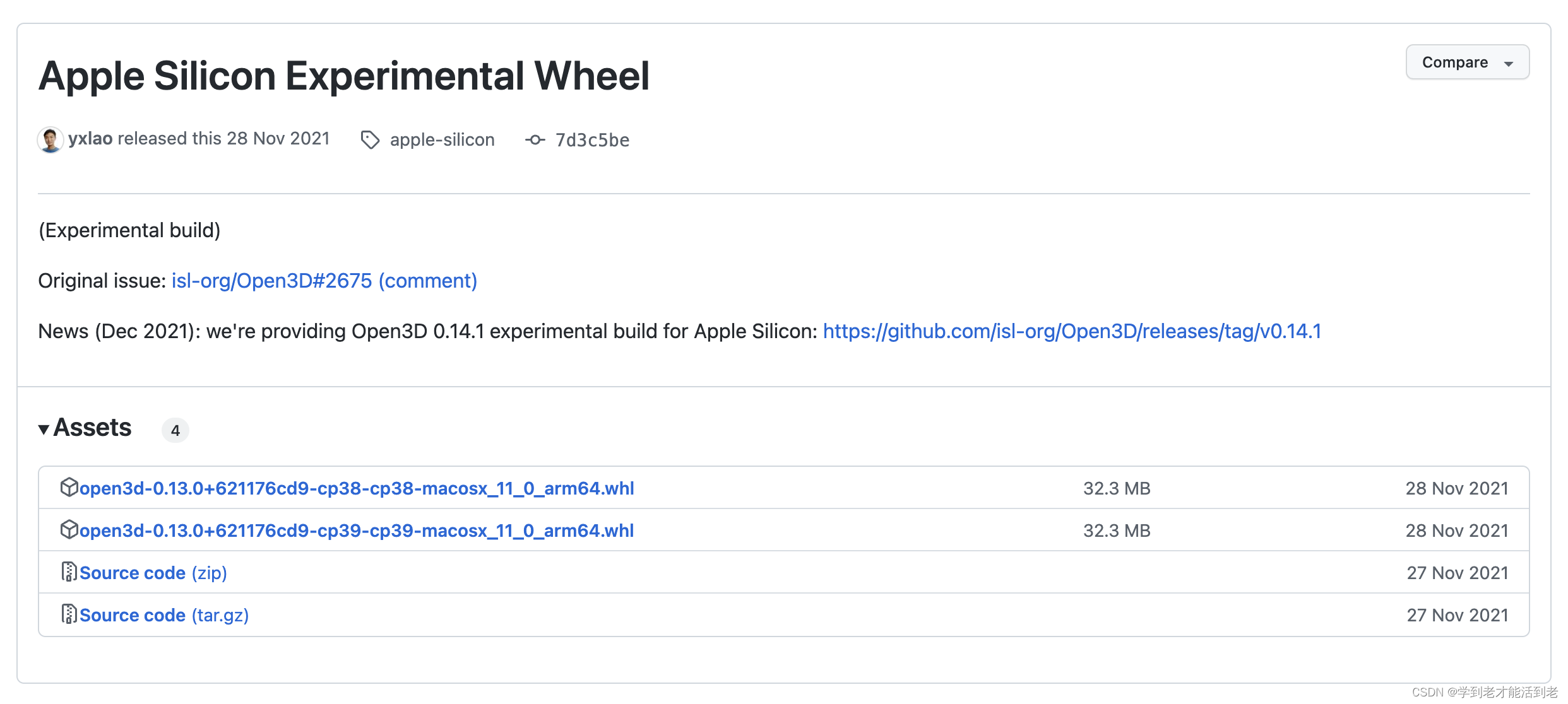 M1（arm） Mac安装open3d_from open3d.cpu.pybind import (core, camera, data,-CSDN博客