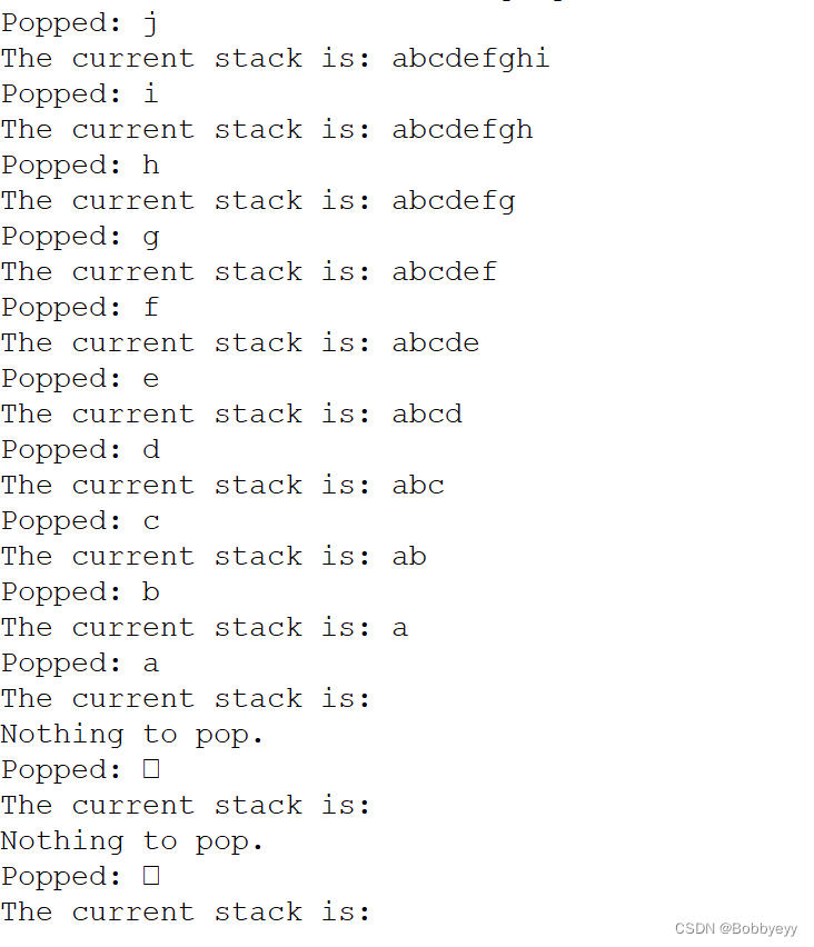 Java实现的CharStack类：push和pop操作,-CSDN博客