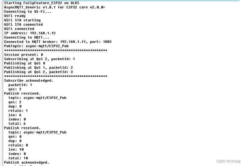 ESP32实现（MQTT Client）连接物联网平台（EMQX）_esp32 mqtt-CSDN博客