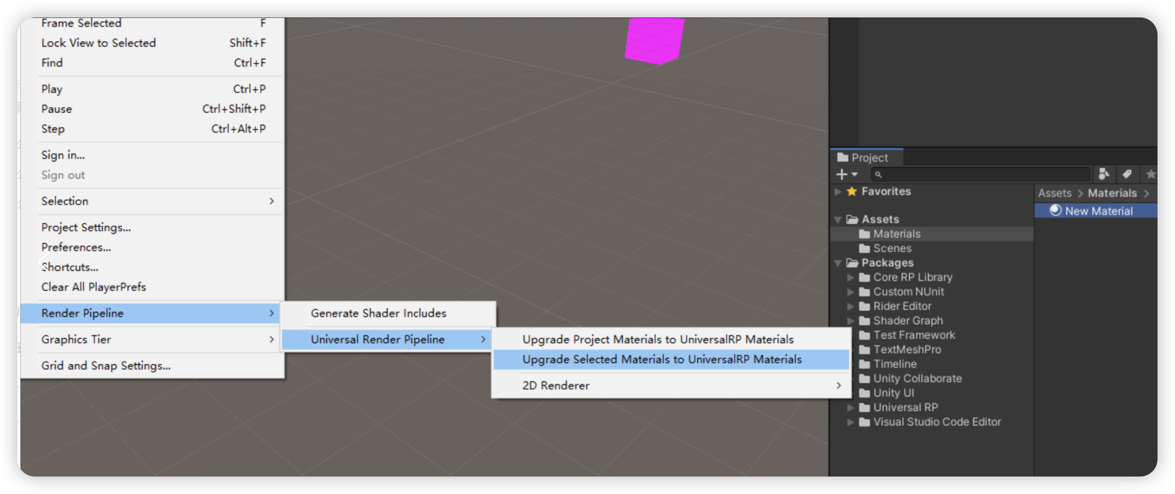 Unity UI 专项一 unity URP项目及屏幕的适配_unity urp ui-CSDN博客