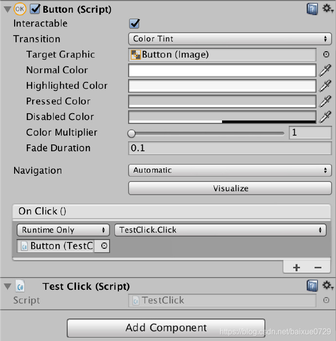 Unity笔记 按钮绑定事件unity Addbtnonclick Csdn博客