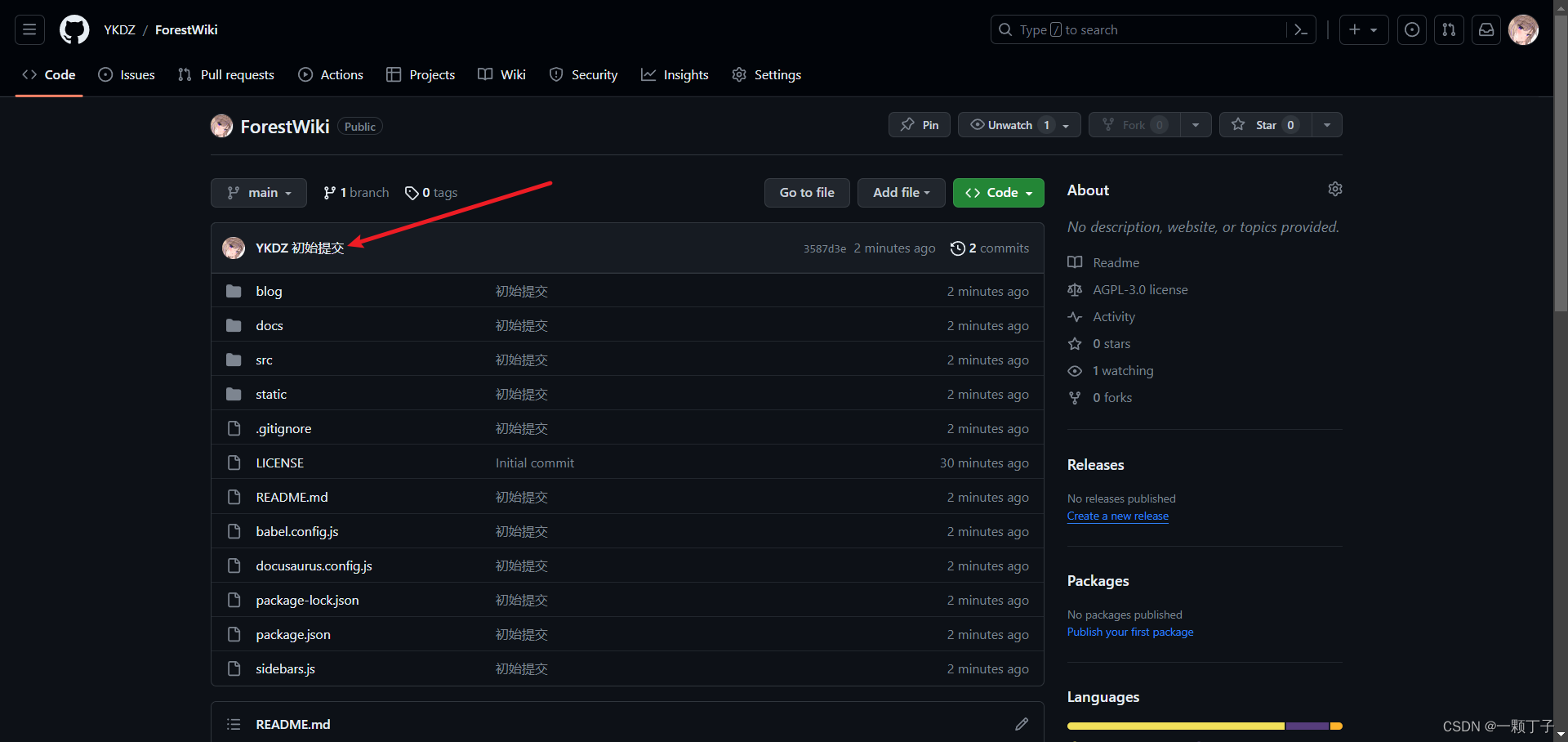 使用 Docusaurus + Git 优雅地搭建自己的文档和博客站点-CSDN博客