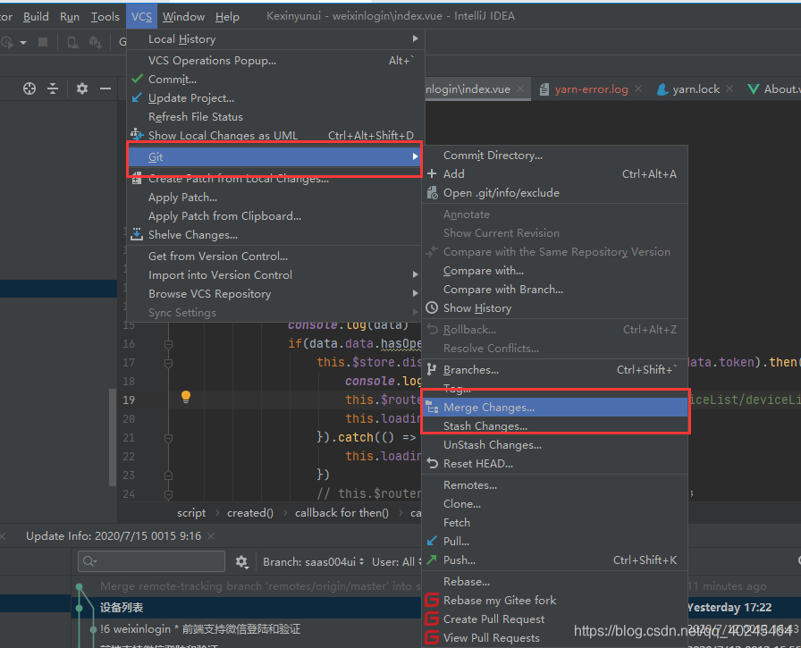 Gitee提交Pull Request提示有冲突，无法自动合并解决方法_此 pull request 无法自动合并,你应该手动合并它-CSDN博客