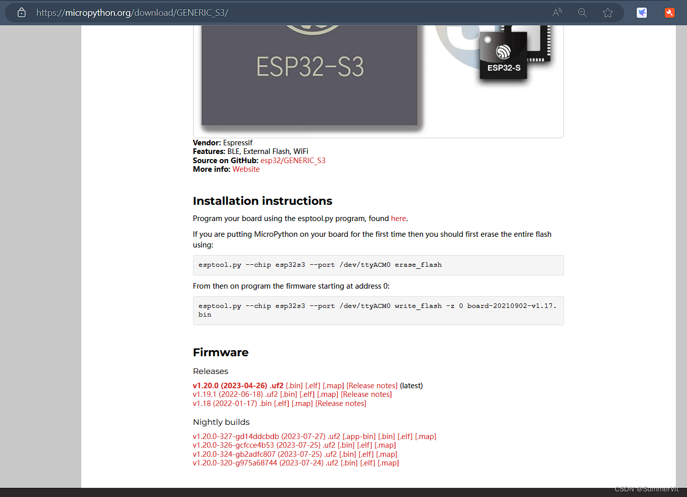 C605学习笔记:esp32 Micropython固件烧录esp32s3micropython烧录地址 Csdn博客 9092