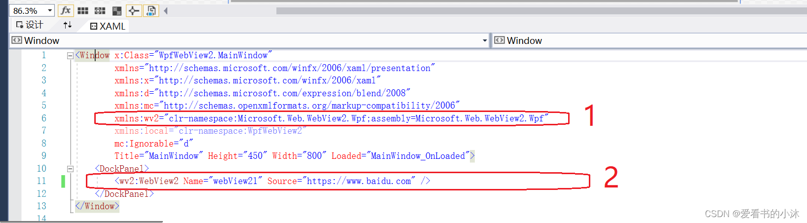 【小沐学C#】WPF中嵌入web网页控件（WebBrowser、WebView2、CefSharp）_c# webbrowser-CSDN博客