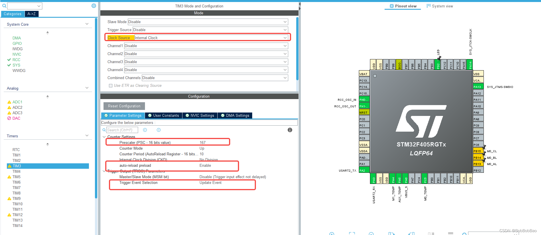 STM32F405 FOC 使用Timer 触发 ADC采集_stm32定时器触发adc采样程序-CSDN博客