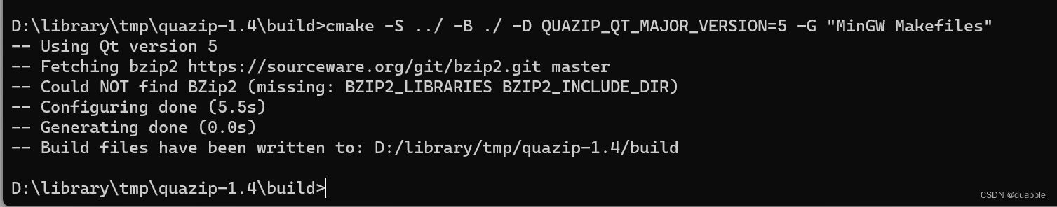 Qt 编译使用Quazip库_libquazip-CSDN博客