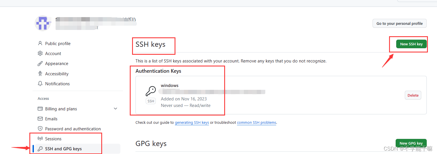 克隆gitcodegithub项目 使用ssh克隆直接下载源码显示401失败,没有权限unauthorized使用ssh克隆项目 Csdn博客