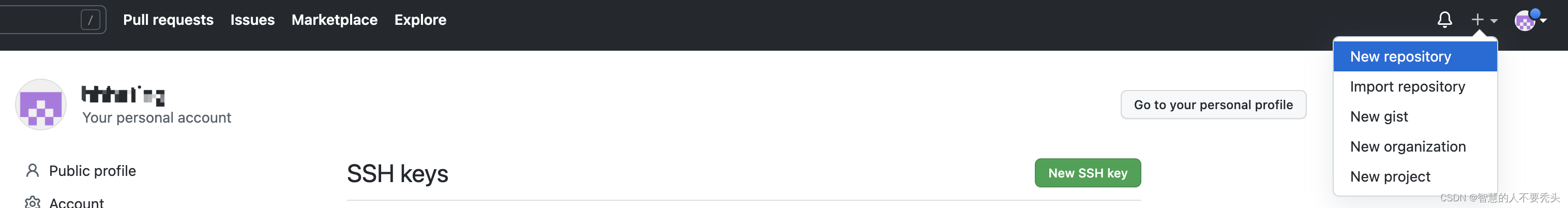Git使用之配置ssh，建立github远程仓库git配置ssh远程仓库 Csdn博客