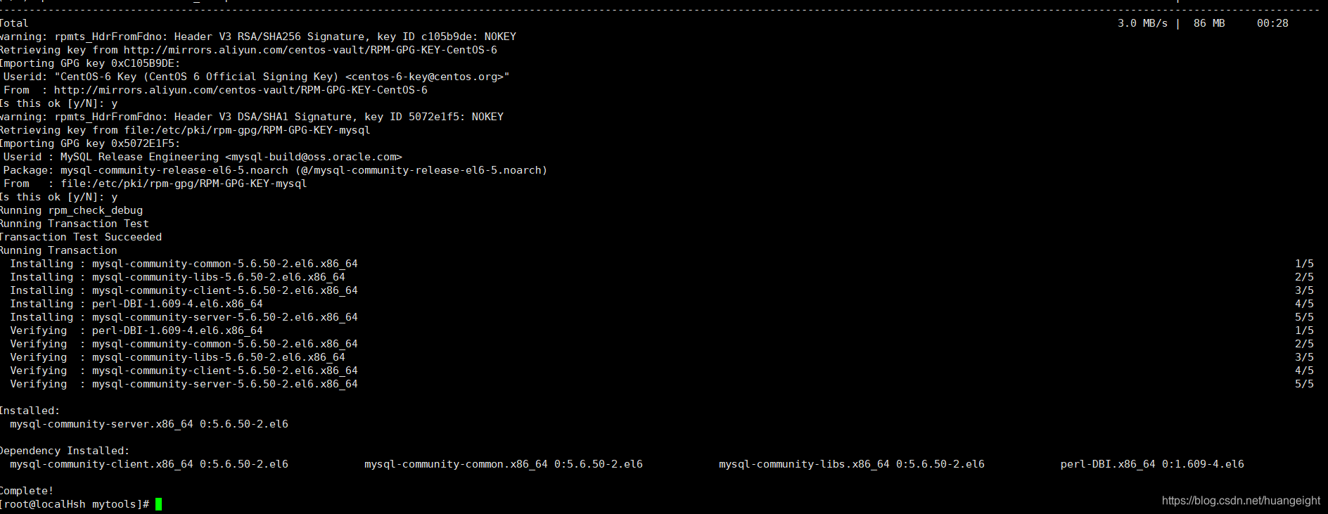 CentOS 6.5安装mysql_centos6.5安装mysql-CSDN博客