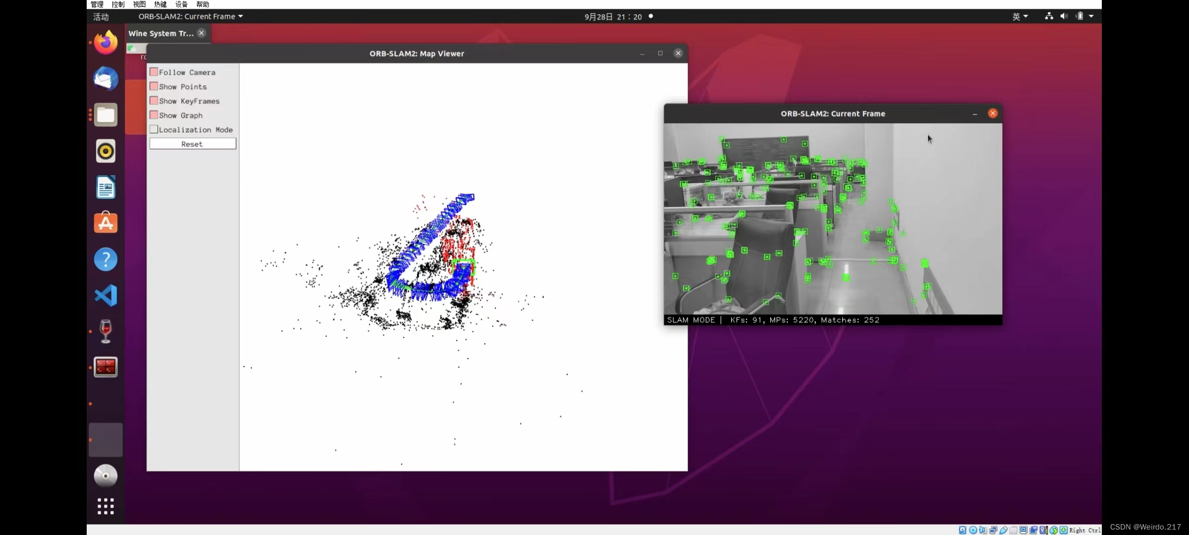 ORB_SLAM2的安装、问题及解决方式_锁正由进程1846(packagekitd)-CSDN博客