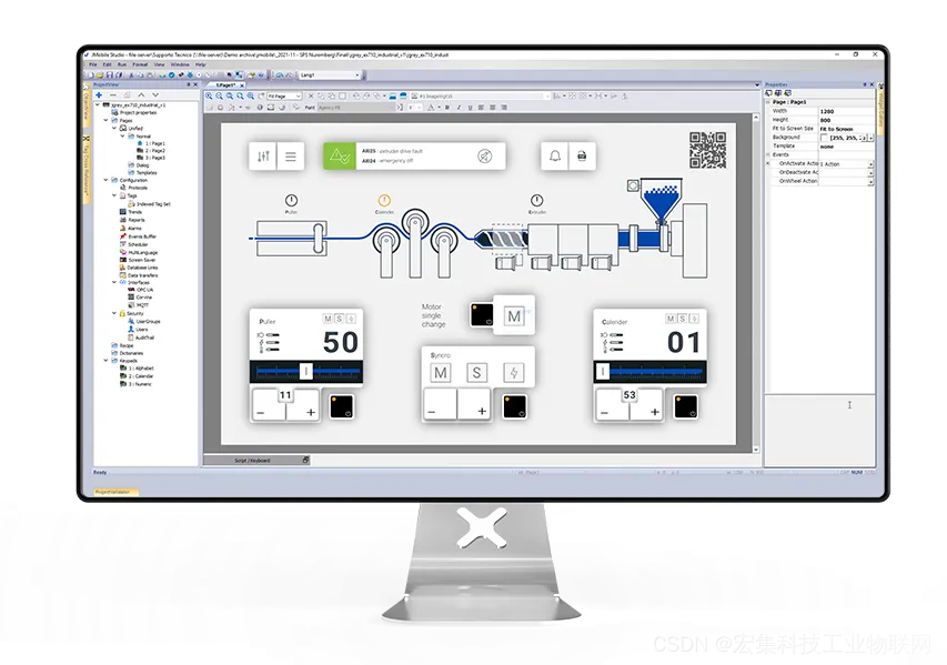 宏集JMobile Studio—实现HMI界面高自由度设计-CSDN博客