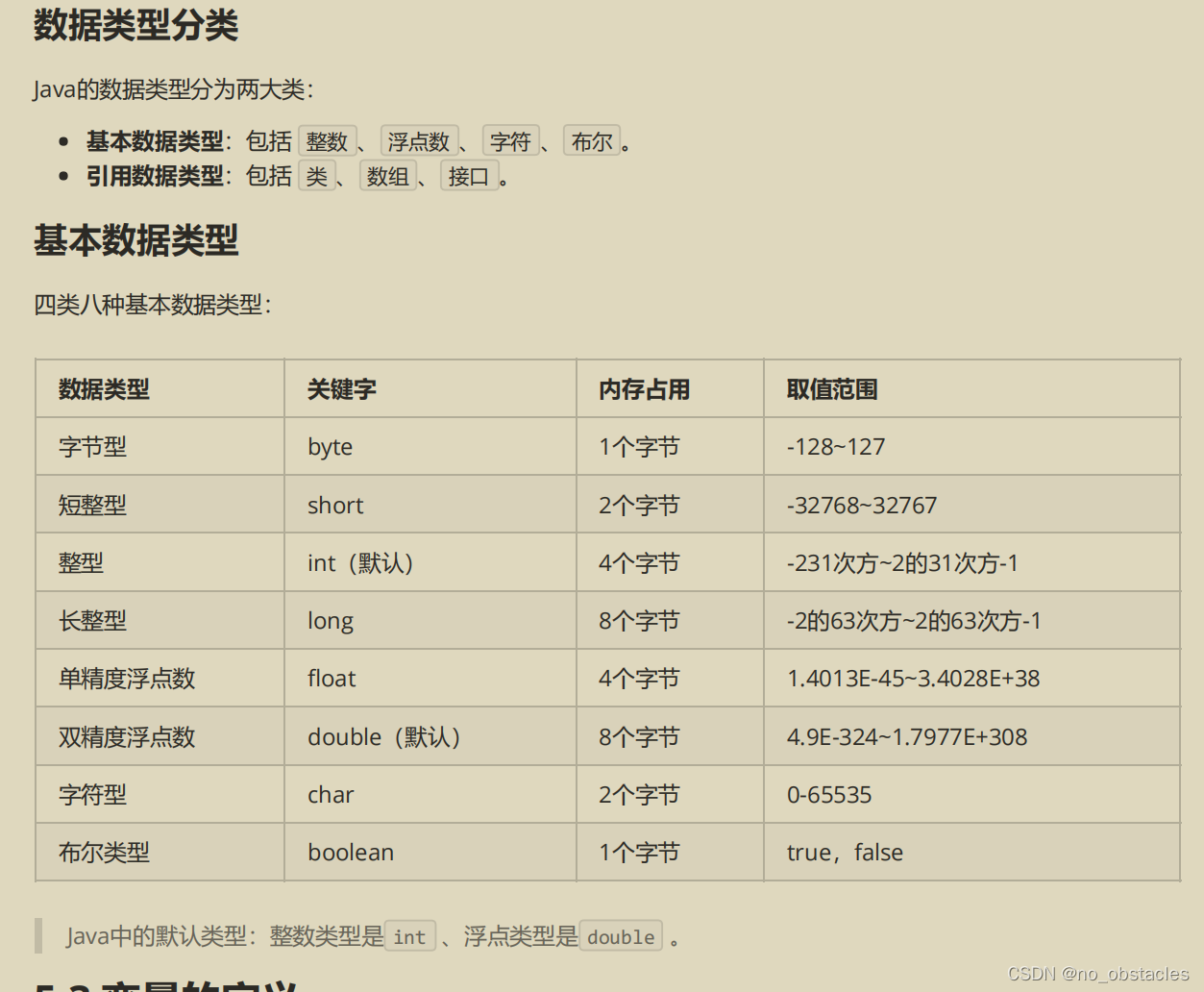 Java基础：数据类型、运算符与类型转换详解 Csdn博客
