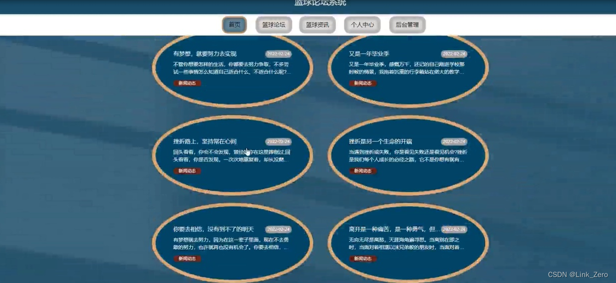 基于springbootvue的篮球论坛管理系统设计与实现毕设文档源码)基于springboot篮球平台论文 Csdn博客