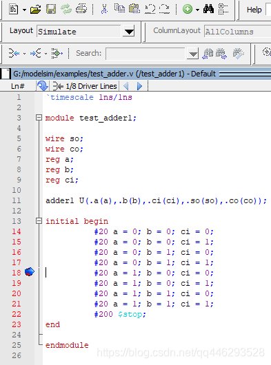 SystemVerilog（四）：EDA工具modelsim_modelsim sim窗口-CSDN博客