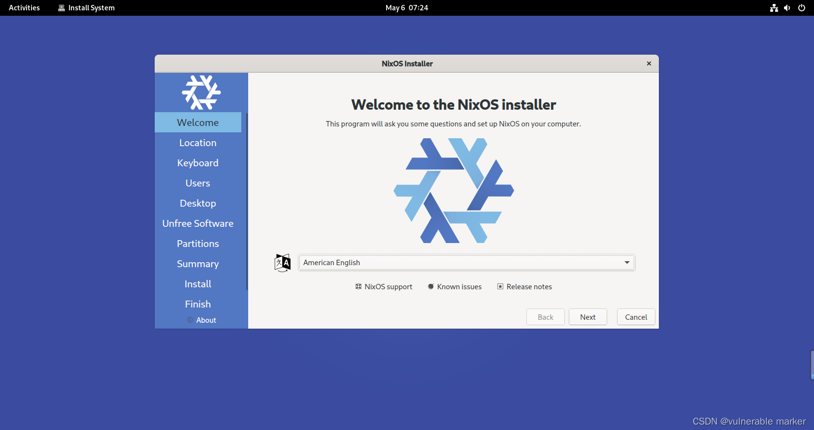 NixOS & Legacy Boot(MBR) VmwareWorkstation安装向导_nixos命令行安装-CSDN博客