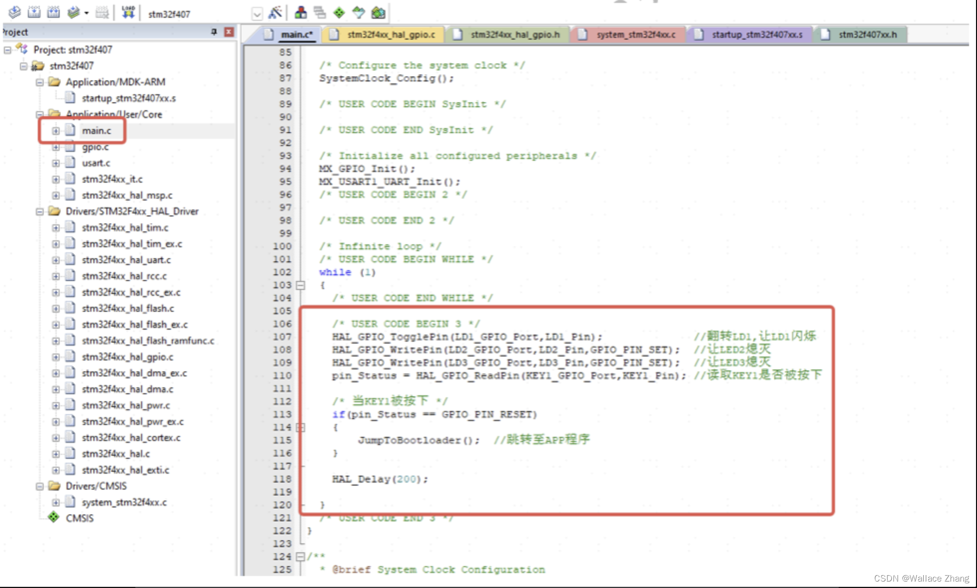 IAP-Bootloader | 基于STM32F407+STM32CubeMX - 通过按钮实现Bootloader程序与APP程序互相切换_stm32f407 bootloader-CSDN博客