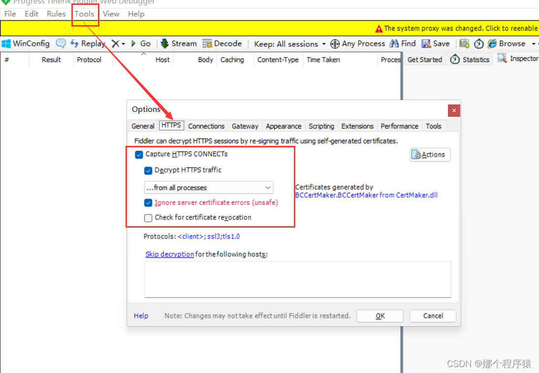 Fiddler抓包https之android配置_安卓10 fiddler抓包-CSDN博客