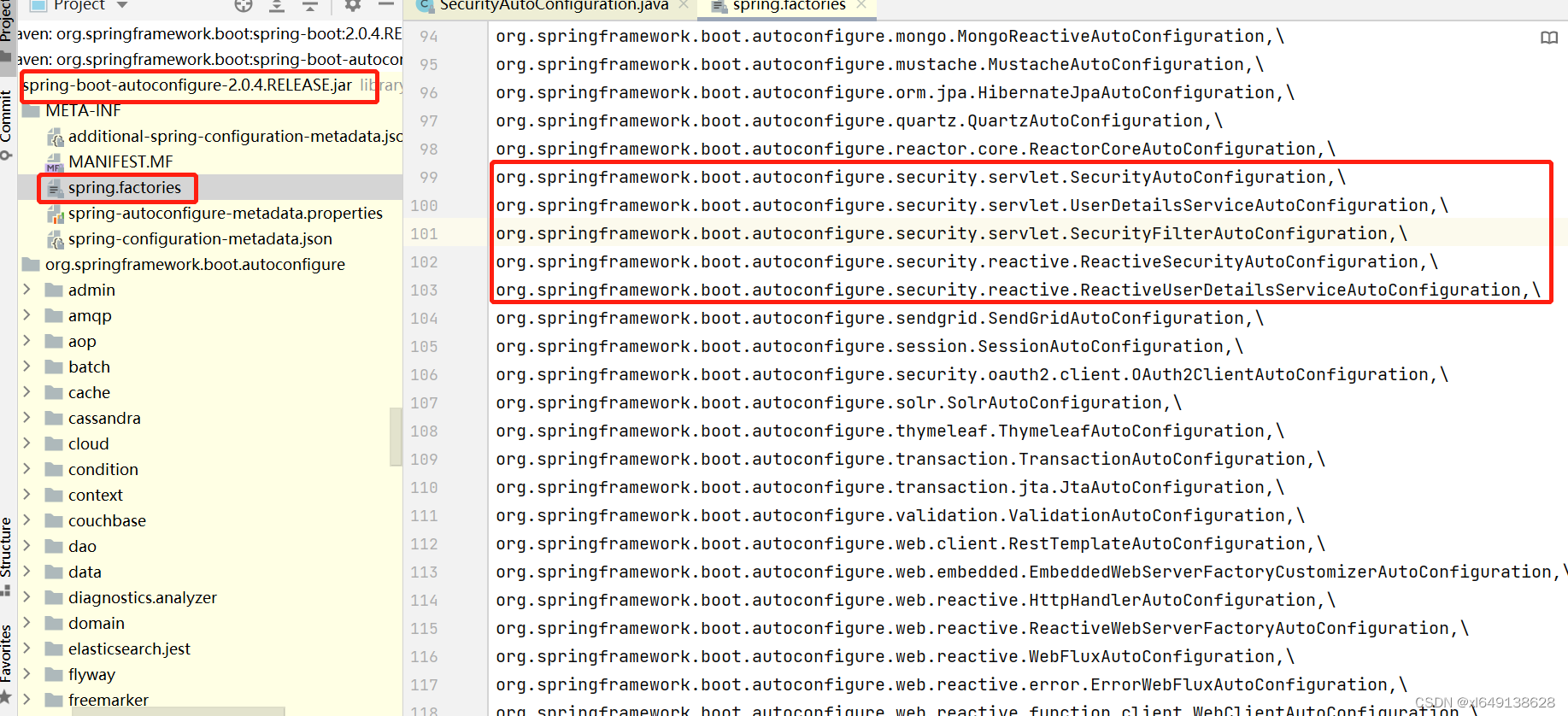 SpringSecurity源码分析（一） SpringBoot集成SpringSecurity即Spring安全框架的加载过程_spring security源码-CSDN博客