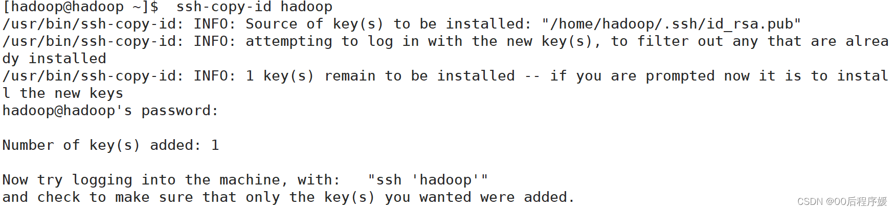 hadoop: Permission denied (publickey,gssapi-keyex,gssapi-with-mic,password)解决办法_hadoop ...