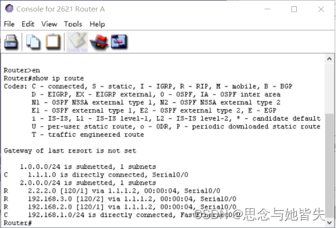 XMU 23年春 计网 E05 CISCOConfig_are passwords required to access the simulated rou-CSDN博客