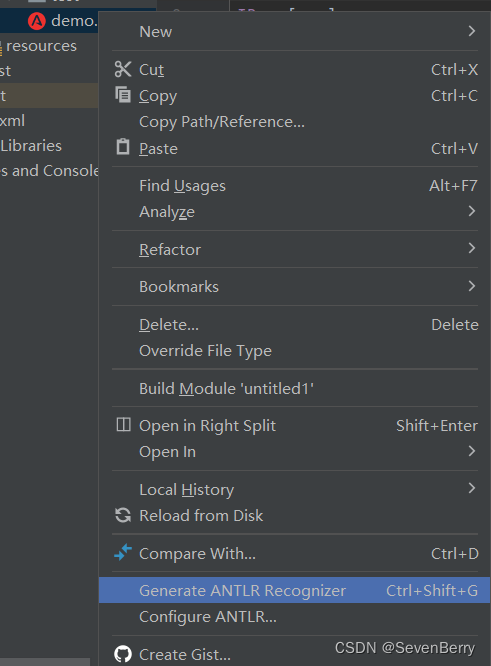 IDEA 中 ANTLR 4 的安装与使用_idea中使用antlr4-CSDN博客