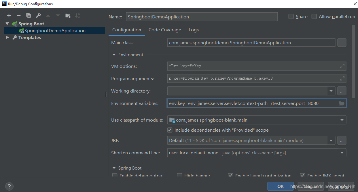 讲的太好了！！！————————Idea中的VM Options、Program Arguments、Environment Variable全解析_idea vm options-CSDN博客