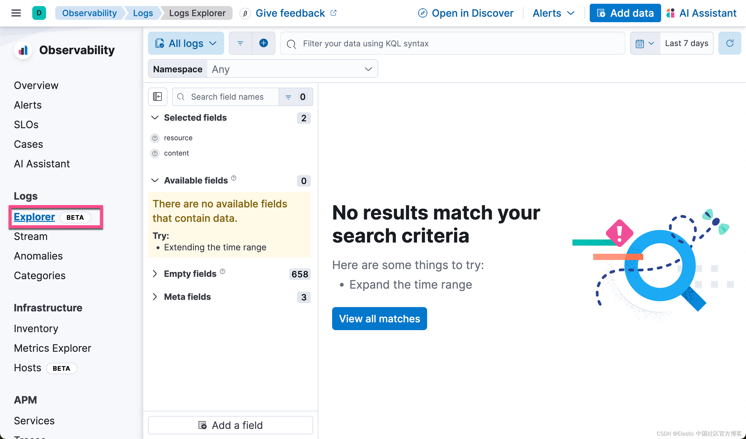 使用 Elastic AI assistant for Observability 来分析日志_基于ai的日志分析工具-CSDN博客
