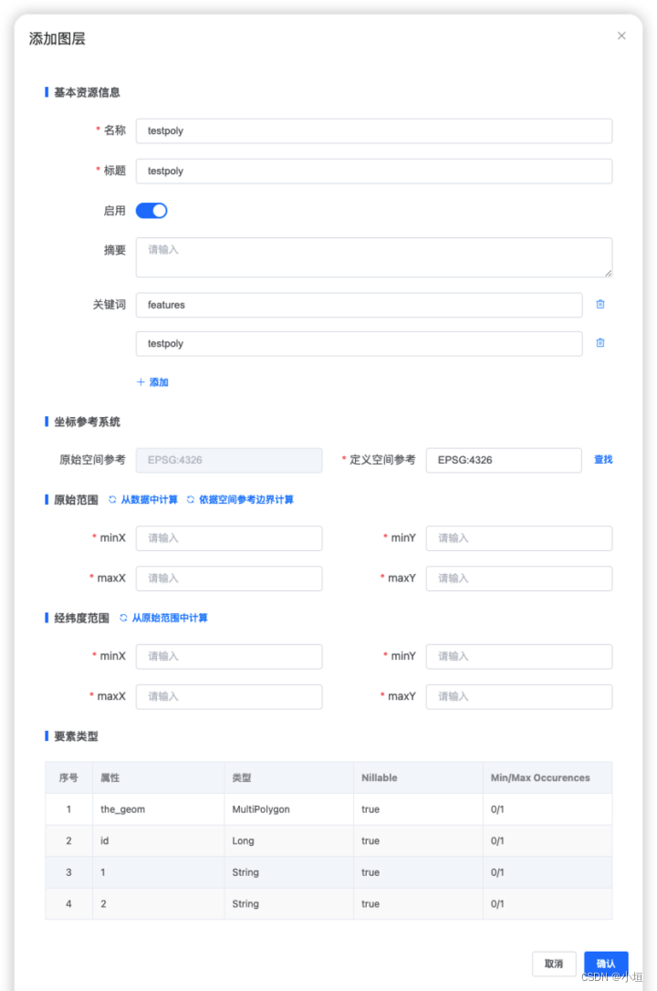 GeoServer改造Springboot源码四（图层管理设计）_springboot+geoserver画线路图层-CSDN博客