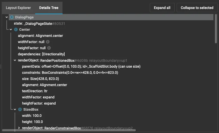【flutter】flutter Inspector 工具使用详解,查看flutter布局,widget树,调试界面等 Csdn博客