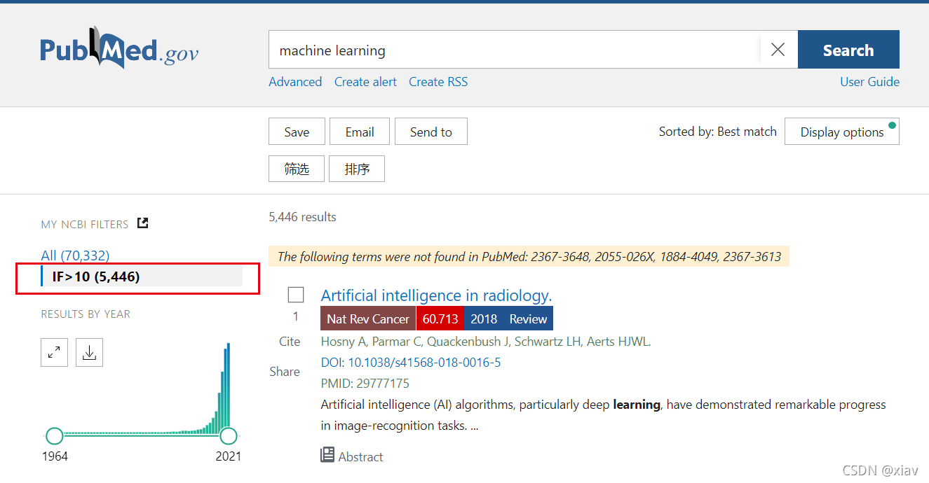 【文献调研】在Pubmed上搜索特定影响因子期刊上的论文_pubmed filter生成器-CSDN博客