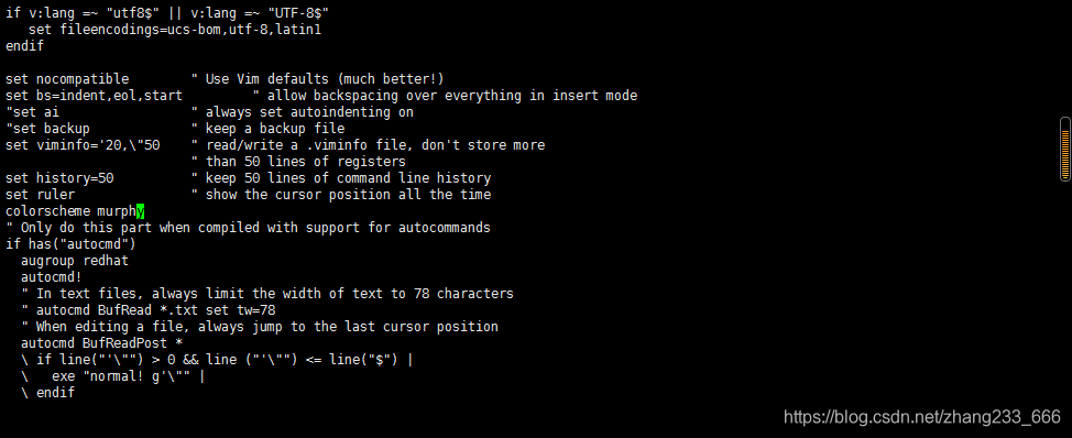 Centos7 设置vim 显示文本不同颜色_centos7显示不同颜色-CSDN博客