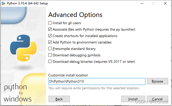 2022 Python Windows安装配置教程_server2022系统 安装python-CSDN博客