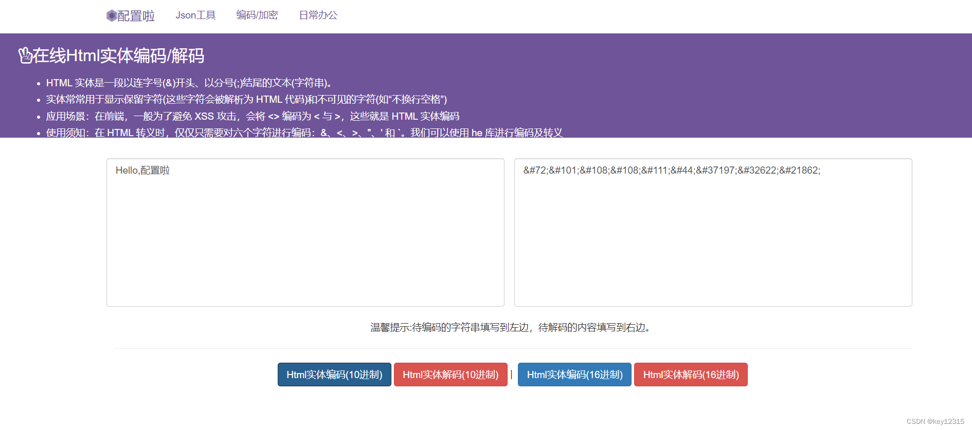 在线html实体编码解码 含10进制,16进制)html实体编码在线 Csdn博客