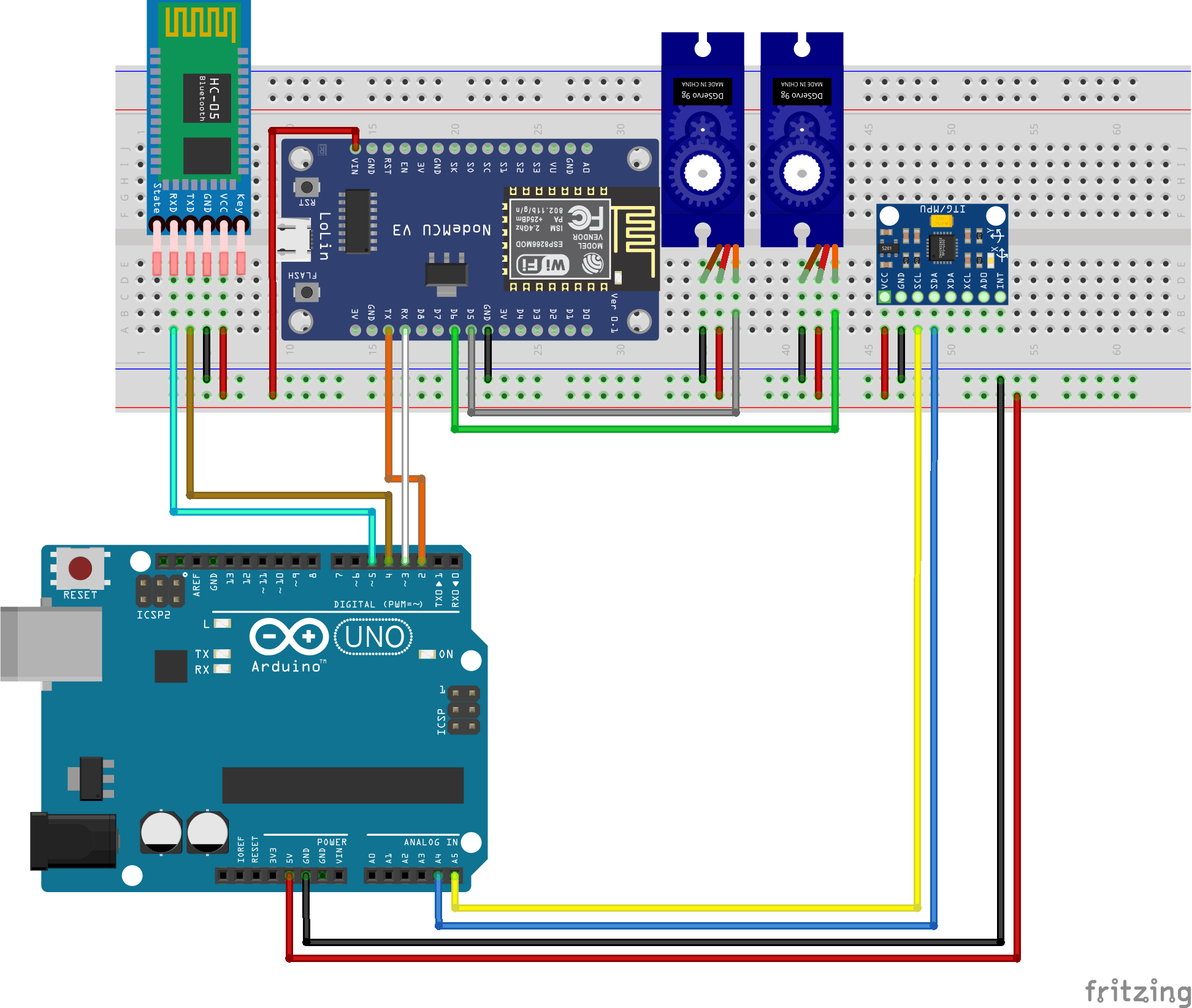 Fritzing软件绘制Arduino面包板接线图传感器模块库文件195_hc05蓝牙模块frizing-CSDN博客