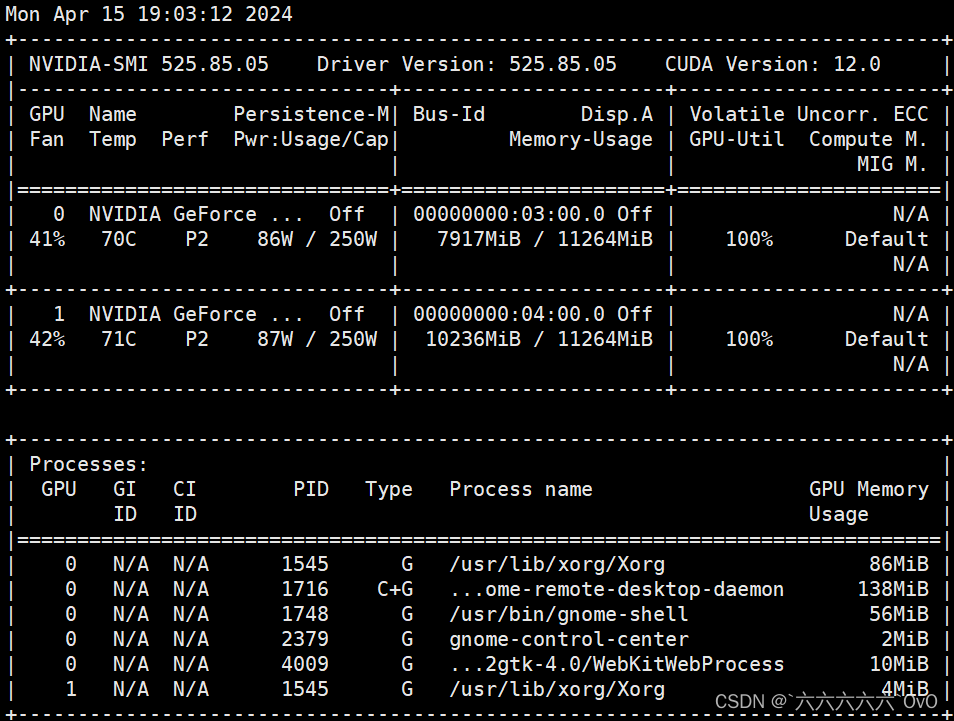 服务器异常的GPU占用：但找不到对应进程_volatile gpu-util 100%-CSDN博客