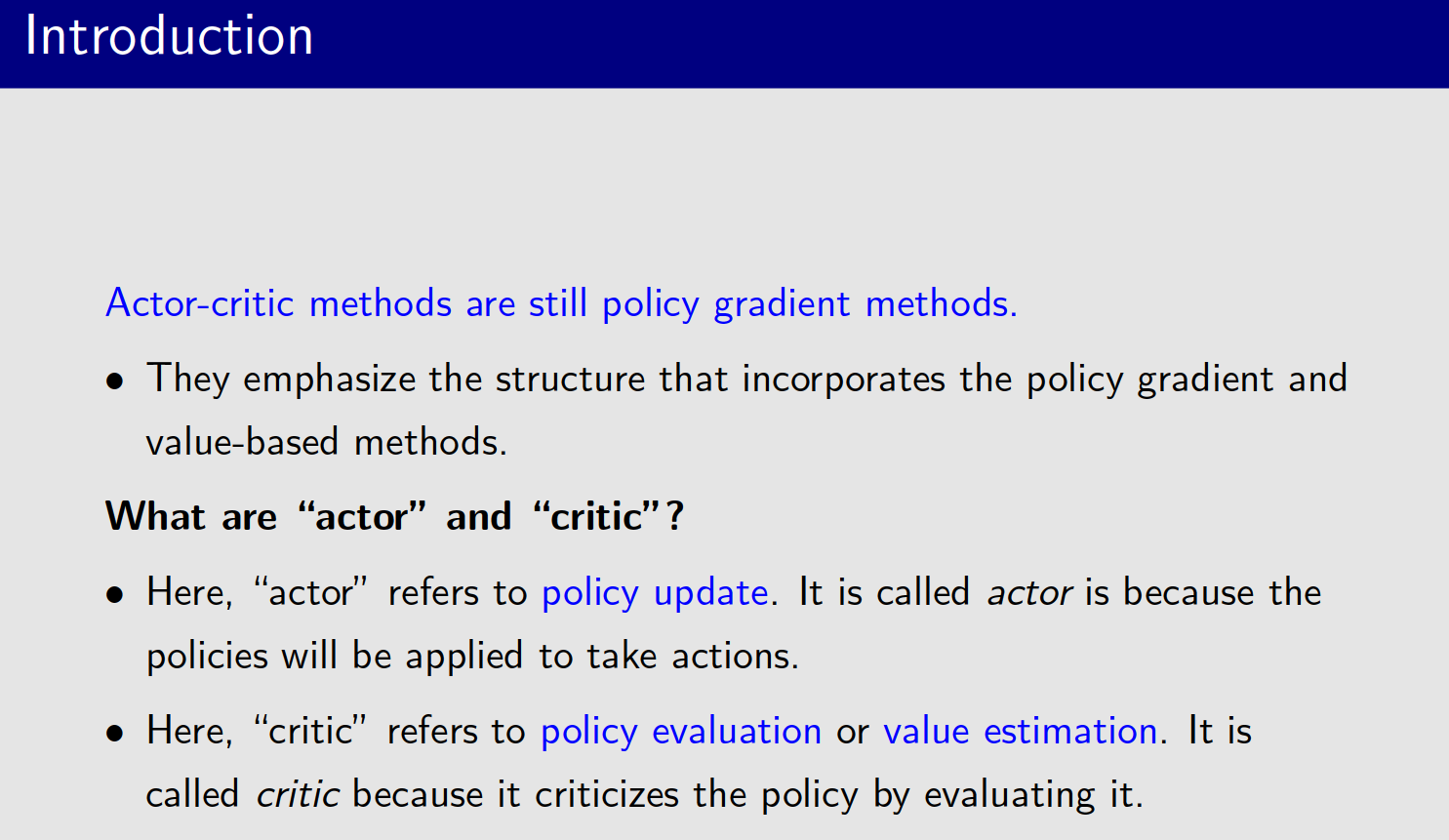 RL-赵-(十)-Actor-Critic01：Actor-Critic在线算法【QAC、A2C】【梯度提升法更新π参数θ时通过Critic ...