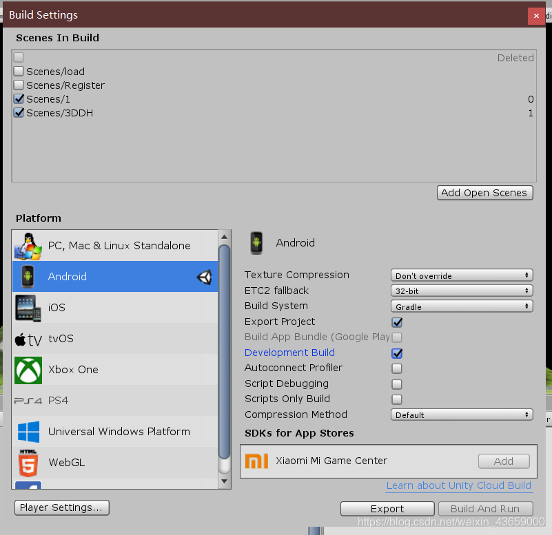 Unity3D项目导入Android Studio并利用Fragment显示_unity以android fragment显示-CSDN博客